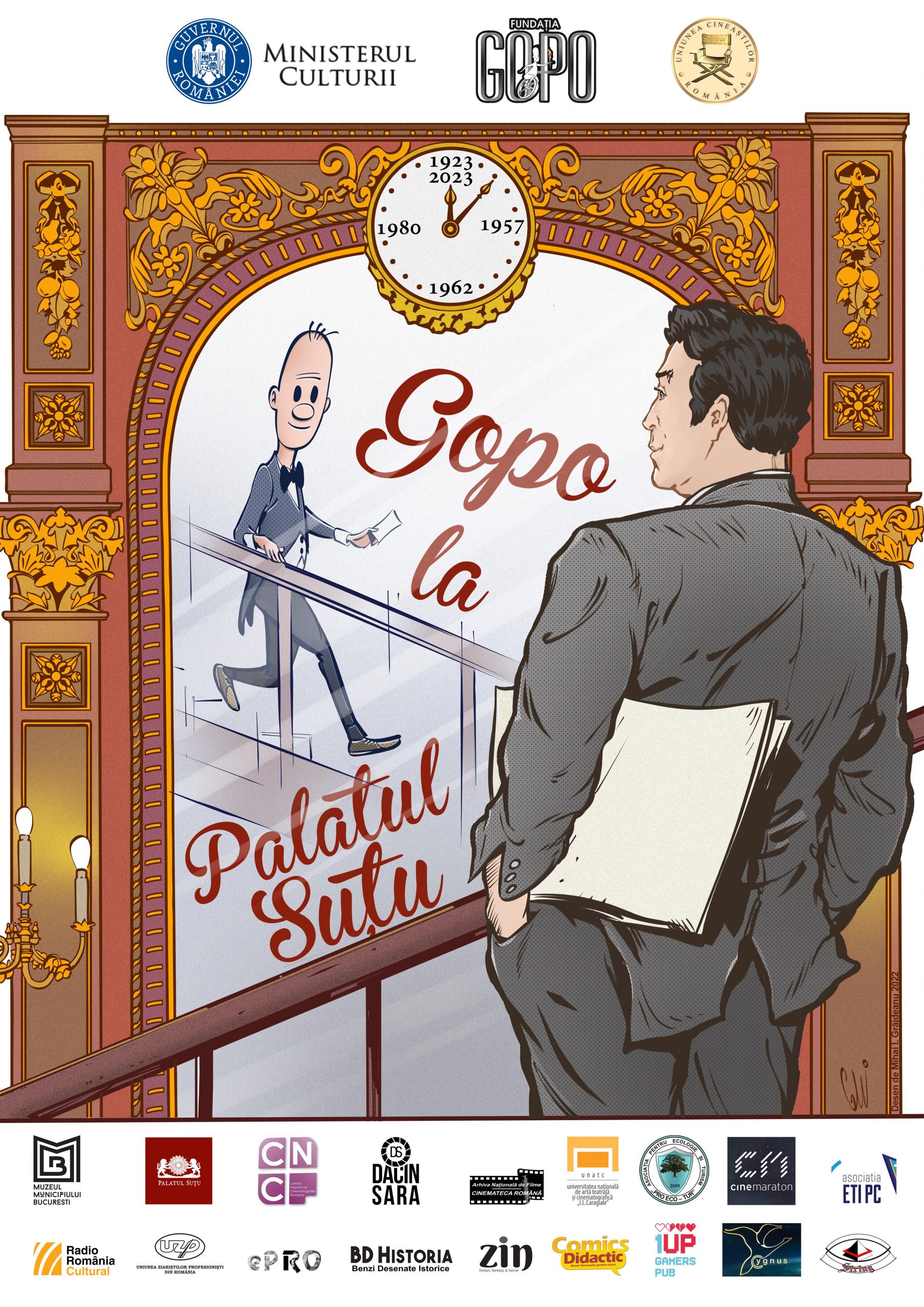 GOPO și maeștri ai benzii desenate românești la Palatul Suțu ...