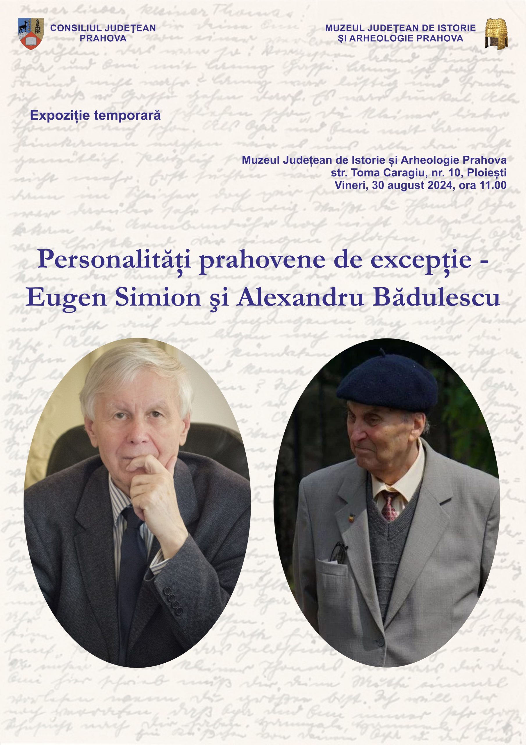 Expoziţia temporară « Personalităţi prahovene de excepţie – Eugen ...