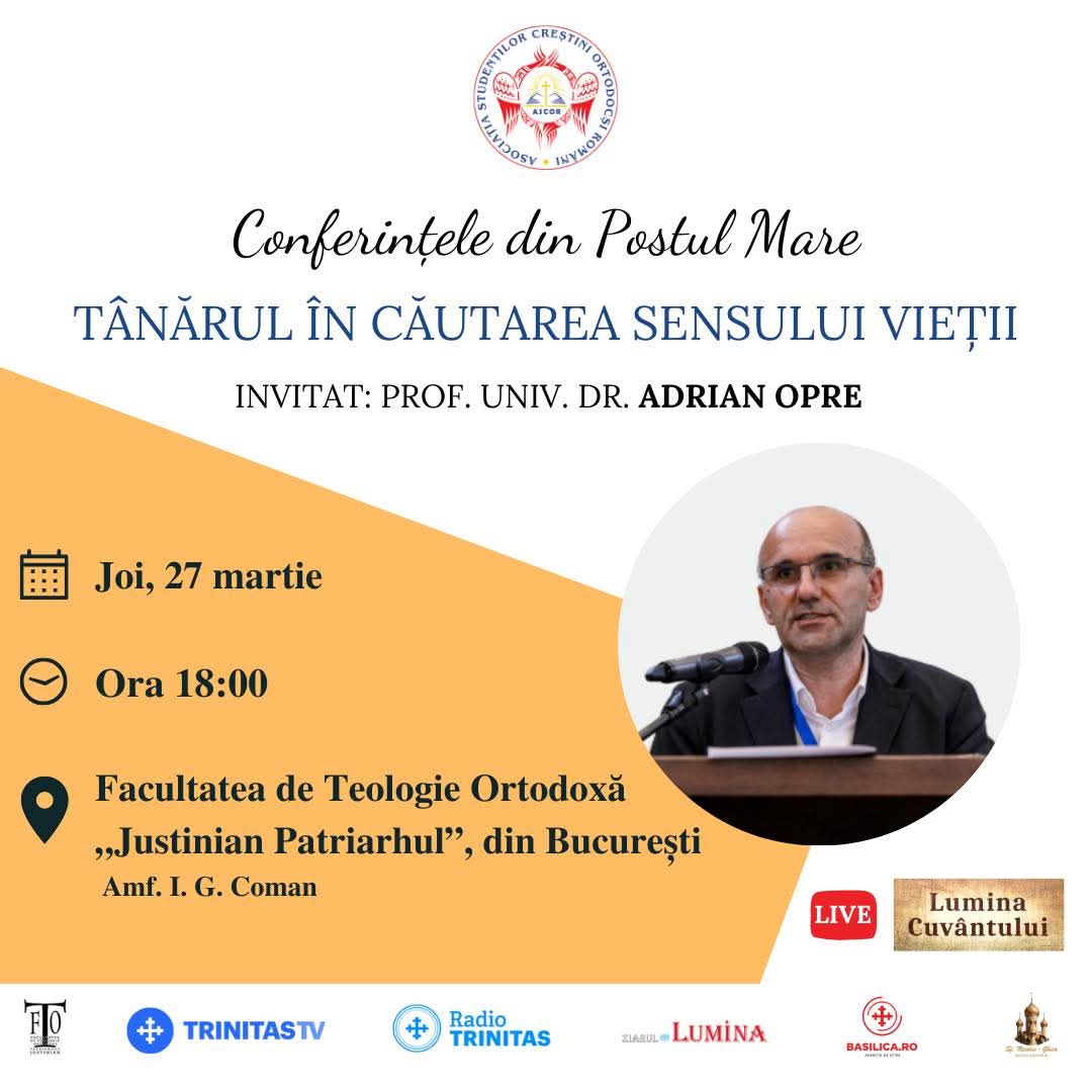 Conferința "Tânărul în căutarea sensului vieții" - Asiiromani.eu