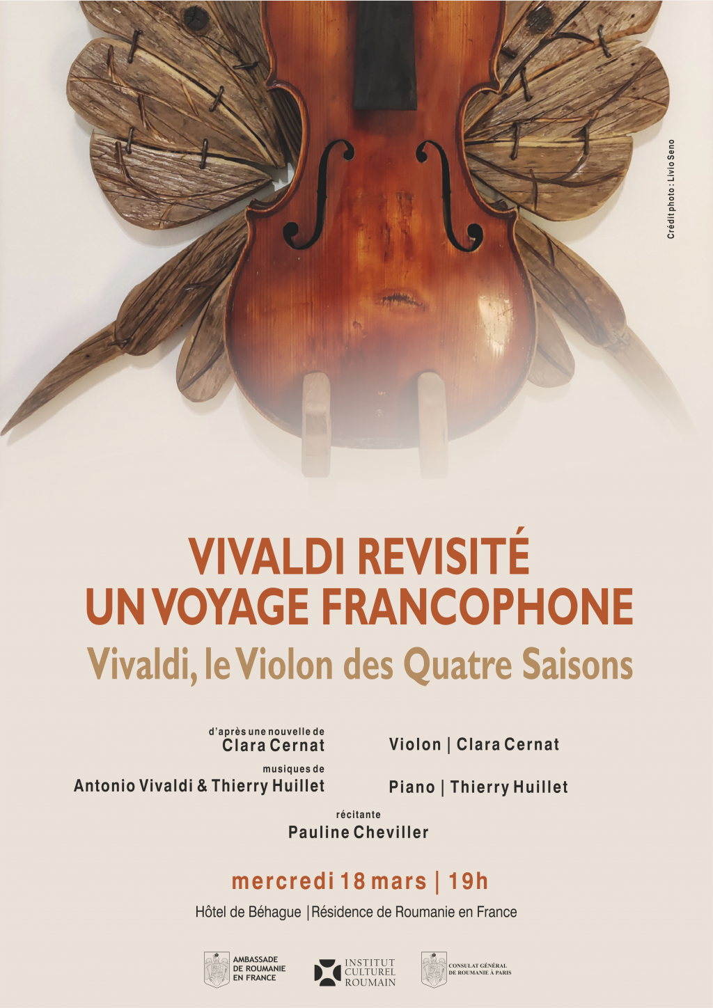 „Un voiaj francofon: Vivaldi şi Vioara celor Patru Anotimpuri”, cu ...